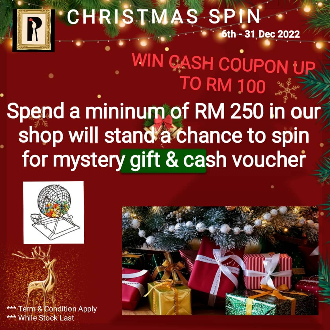 Christmas Spin – from 6th – 31th Dec – PRO ART & FRAME