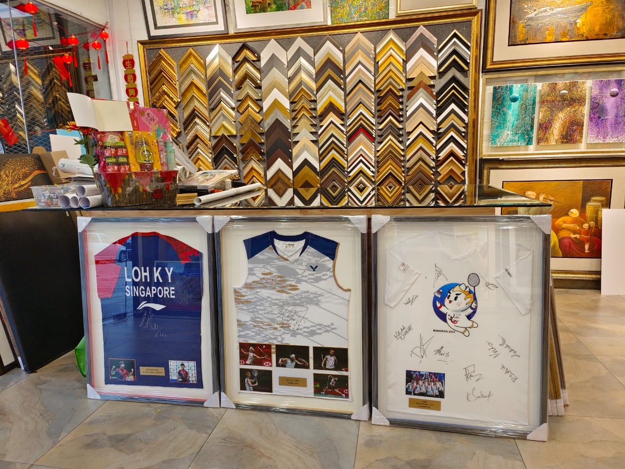 Jersey Framing – PRO ART & FRAME