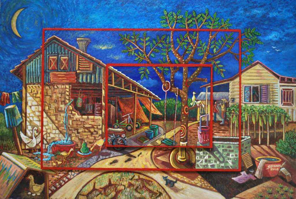 SHIRLEEN LEE – BAckyard of the Farmer House – PRO ART & FRAME