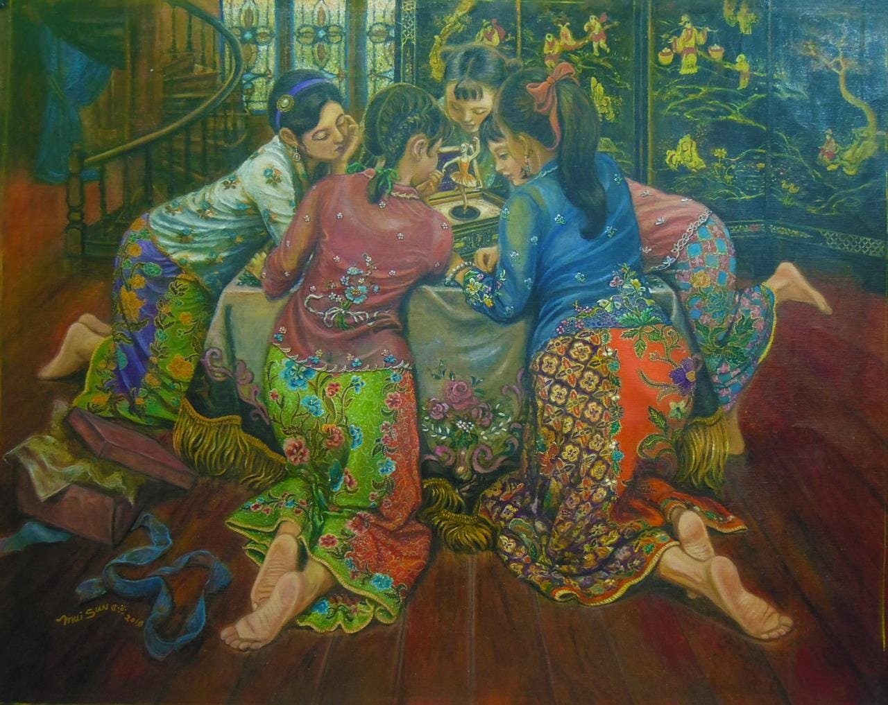 The Gift from Tan Mui Sun – SOLD – PRO ART & FRAME