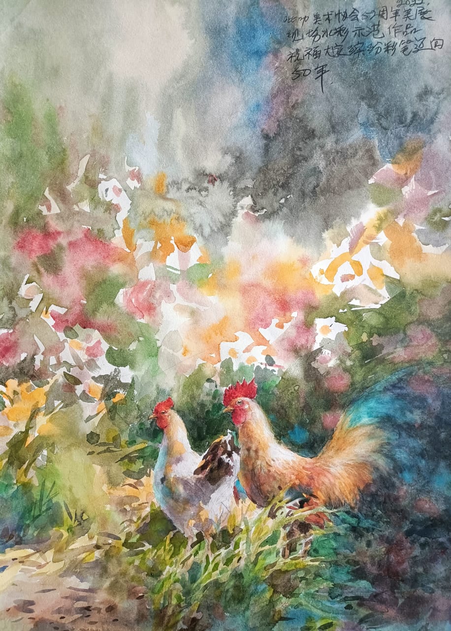 Rooster series by Wong Kean Choon – PRO ART & FRAME