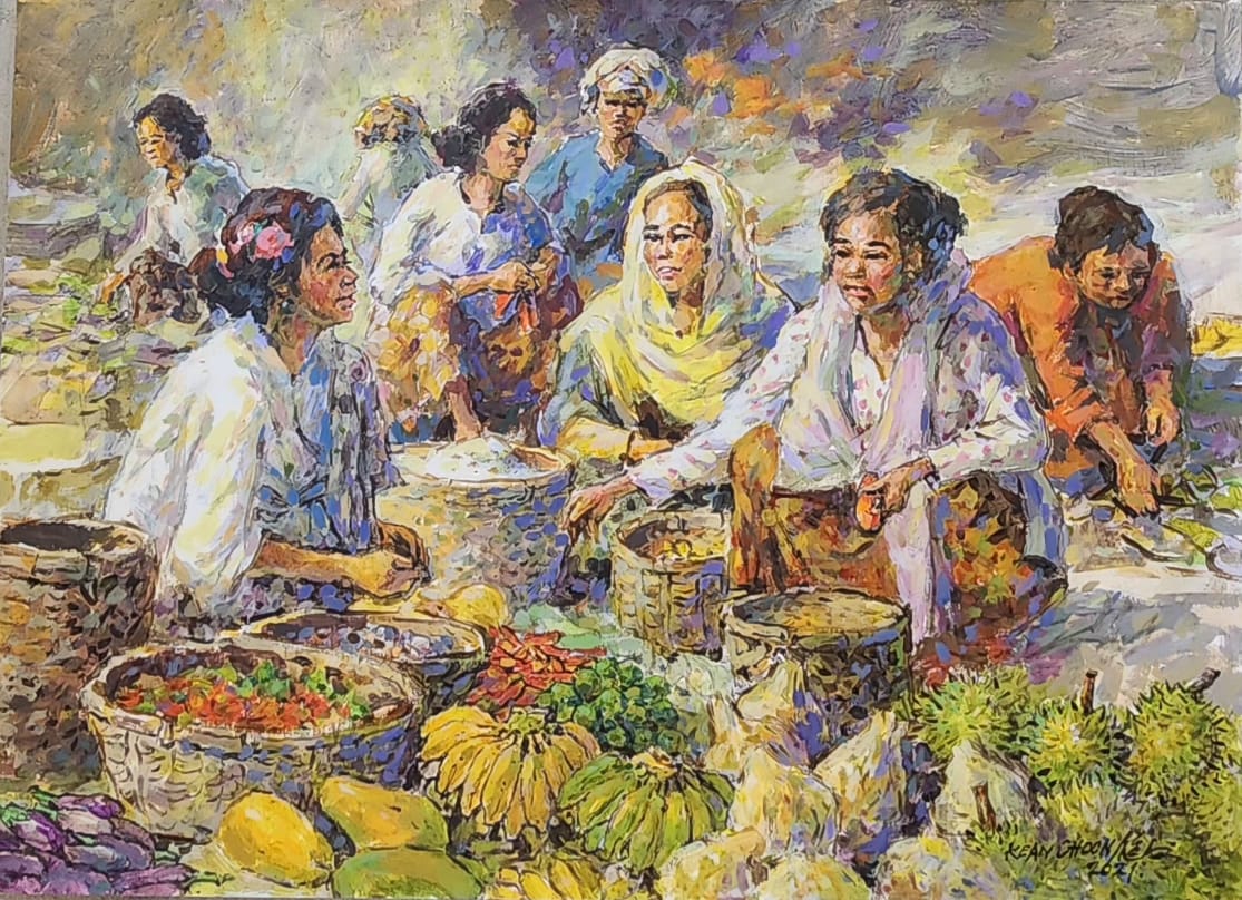 Water color on paper by Wong Kean Choon – PRO ART & FRAME